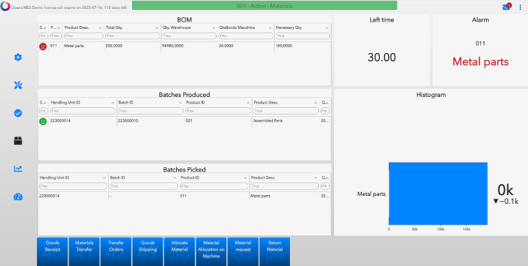 Gestion de la nomenclature | Logiciel MES - QUASAR Solutions